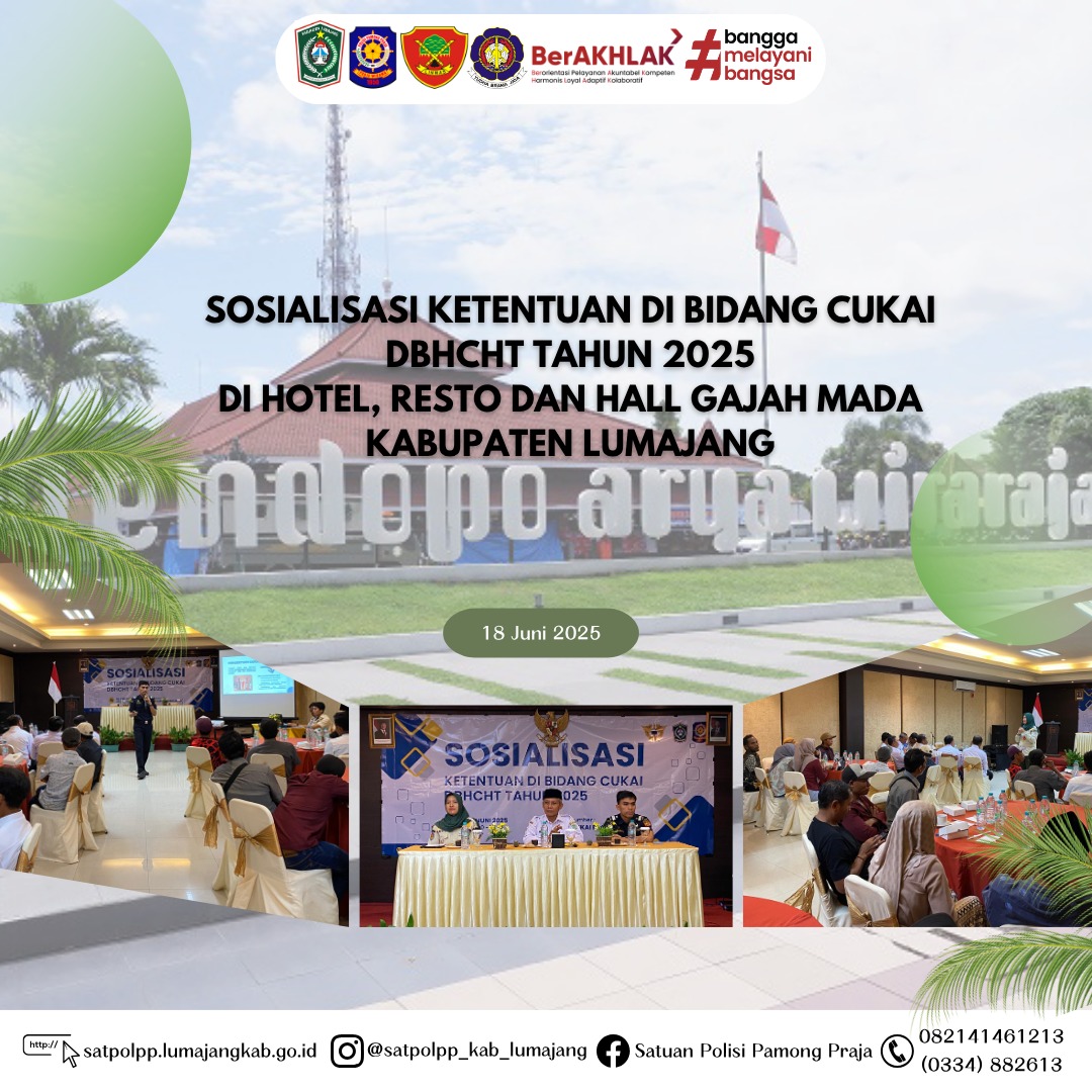 Sosialisasi Ketentuan Cukai DBHCHT 2025 di Hotel, Resto dan Hall Gajah ...