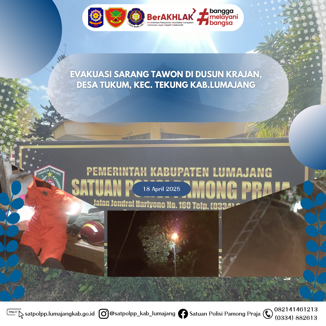 Evakuasi Sarang Tawon di Dusun Krajan,Desa tukum, Kec. Tekung Kab.Lumajang - Website Resmi ...